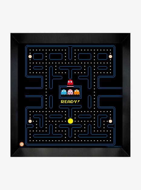 Pac-Man Grid Framed Wall Art | Hot Topic