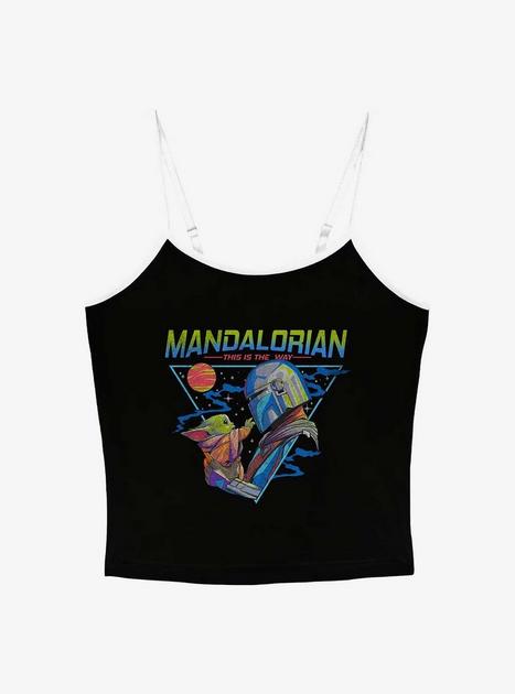 Star Wars The Mandalorian Triangle Girls Cami - BLACK | Hot Topic