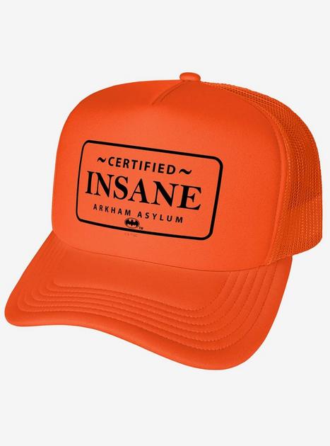 Batman Joker Certified Insane Arkham Asylum Foam Trucker Hat | BoxLunch