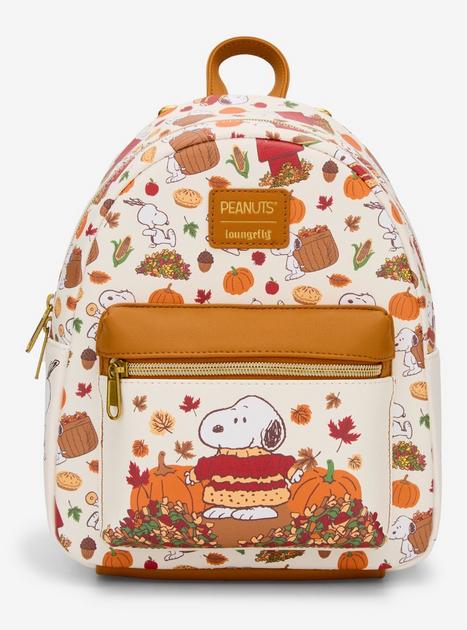 Loungefly Peanuts Snoopy Fall Cozy Mini Backpack | Hot Topic