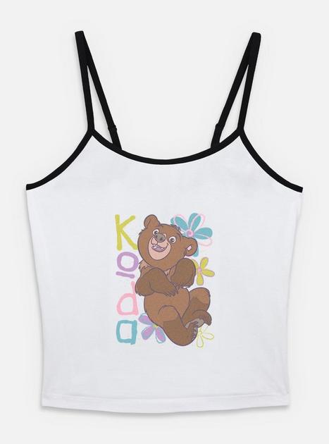 Disney Treasure Planet Flower Power Koda Womens Cami - WHITE | BoxLunch