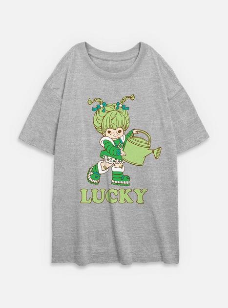 Rainbow Brite Patty O'Green Lucky Womens Oversized T-Shirt - GREY ...