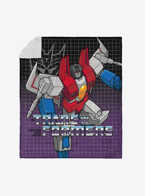 Transformers G1 Grid Soundwave Silk Touch Sherpa Throw Blanket | BoxLunch