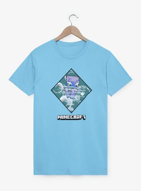 Minecraft Breeze Badge T-Shirt - BLUE | BoxLunch