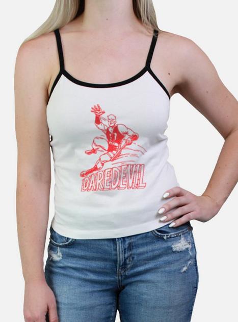 Marvel Daredevil Speedy Devil Womens Cami Tank Top - WHITE | BoxLunch