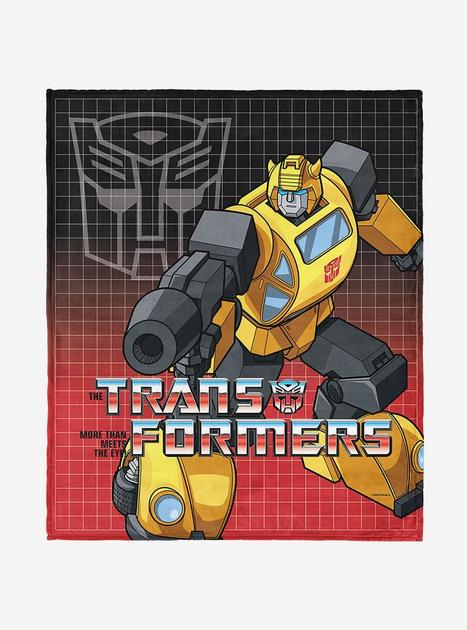 Transformers G1 Grid Bumblebee 40x50" Silk Touch Throw Blanket | Hot Topic