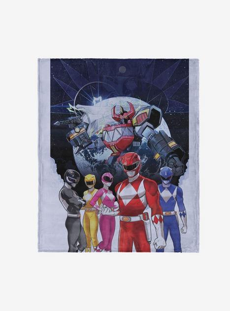 Mighty Morphin Power Rangers 50x60" Silk Touch Throw Blanket | Hot Topic