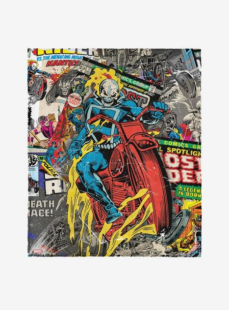 Marvel Ghost Rider Comic 50x60" Silk Touch Throw Blanket | Hot Topic
