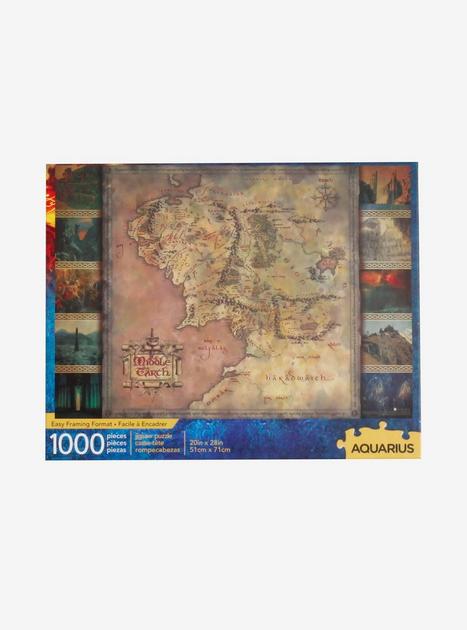 The Lord Of The Rings Middle-Earth Map Puzzle | Hot Topic