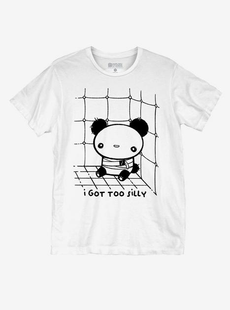 Panda Got Too Silly Girls T-Shirt By Square Apple Studios | Hot Topic