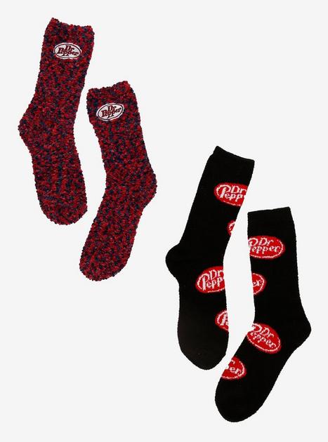 Dr. Pepper Cozy Socks 2 Pair | Hot Topic