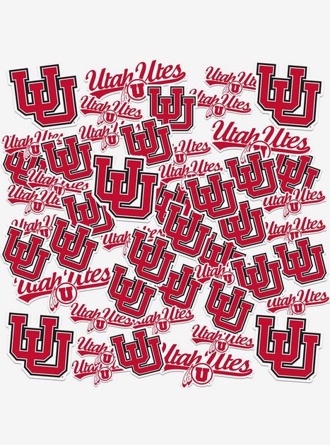 Utah Utes 100Ct Sticker Pack | Hot Topic
