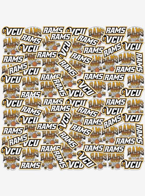 VCU Rams Basketball 100Ct Sticker Pack | Hot Topic