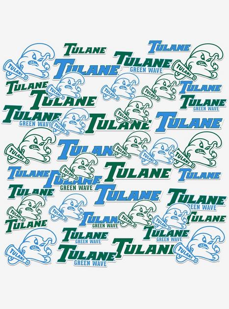 Tulane Green Wave 100Ct Sticker Pack | BoxLunch