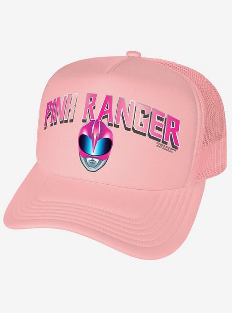Power Rangers Pink Ranger Helmet Foam Trucker Hat | Hot Topic