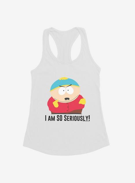 South Park Cartman I Am SO Seriously! Girls Tank - WHITE | Hot Topic