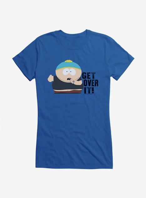 South Park Cartman Get Over It! Girls T-Shirt - BLUE | Hot Topic