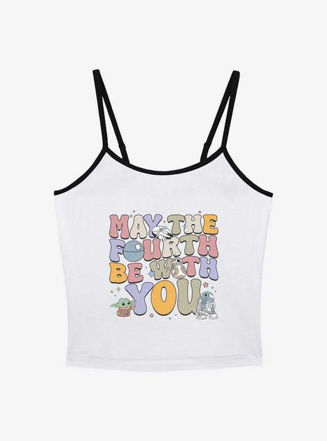 Star Wars The Mandalorian May The Fourth Girls Cami - WHITE | Hot Topic