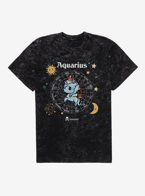 tokidoki Unicorno Aquarius Mineral Wash T-Shirt - BLACK | BoxLunch