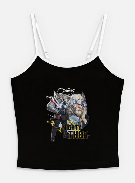 Marvel Rivals Mighty Thor Womens Cami Tank Top - BLACK | BoxLunch