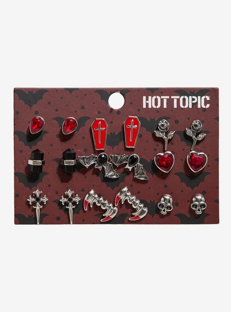 Vampire Fang Coffin Earring Set | Hot Topic