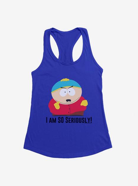 South Park Cartman I Am SO Seriously! Girls Tank - BLUE | Hot Topic
