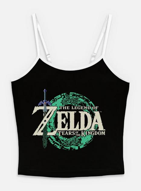 The Legend Of Zelda Zelda TOTK Logo Womens Cami - BLACK | BoxLunch