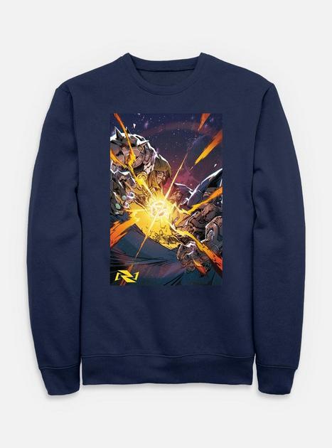 Marvel Rivals Final Fight Sweatshirt - BLUE | BoxLunch