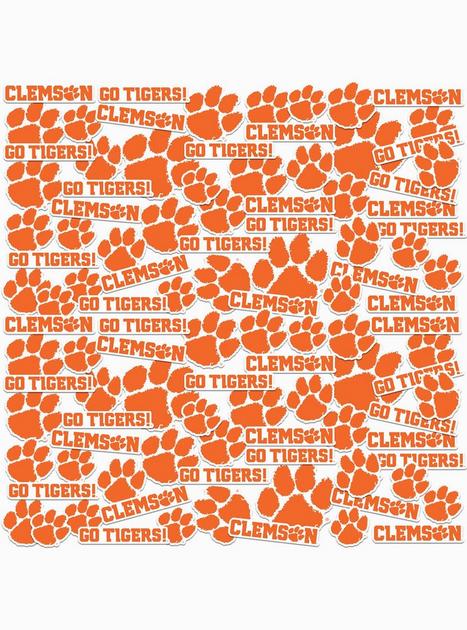 Clemson University Tigers 100 Ct. Sticker Pack | Hot Topic