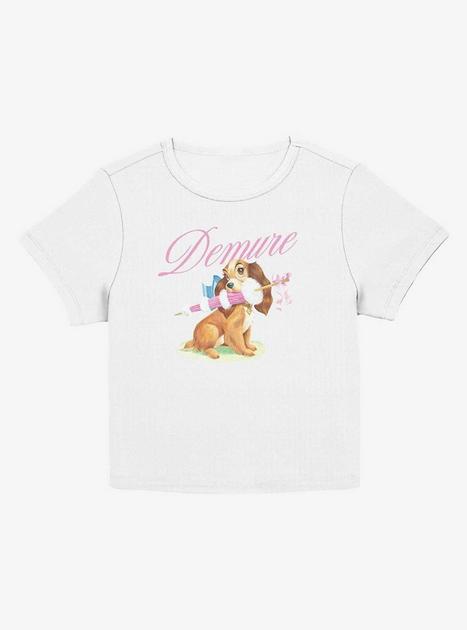 Disney Lady and the Tramp Demure Girls Baby T-Shirt - BEIGETAN | Hot Topic