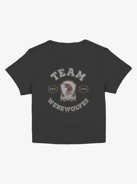 Wednesday Team Werewolves Girls Baby T-Shirt - BLACK | Hot Topic