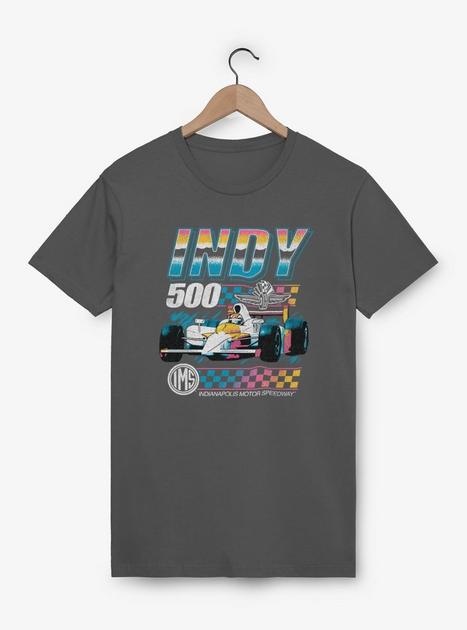Indy 500 Vintage Neon T-Shirt - GREY | BoxLunch