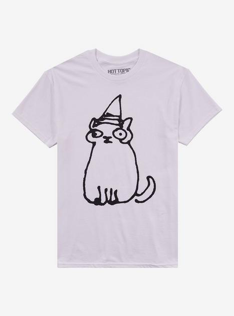 Wizard Cat Doodle T-Shirt By Lemon Yeti | Hot Topic