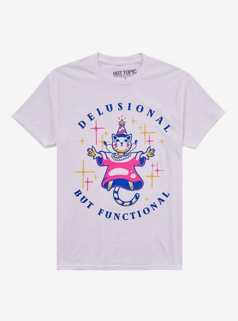 Delusional & Functional Cat Wizard T-Shirt By Lucia Sancho | Hot Topic