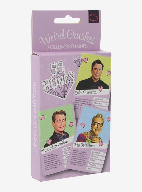 Weird Crushes Hollywood Hunks Card Game | Hot Topic