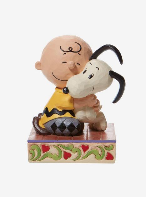 Peanuts Charlie & Snoopy Hugging Jim Shore Figurine | BoxLunch