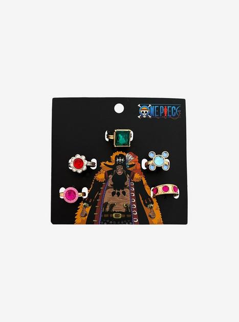 One Piece Blackbeard Gem Ring Set | Hot Topic