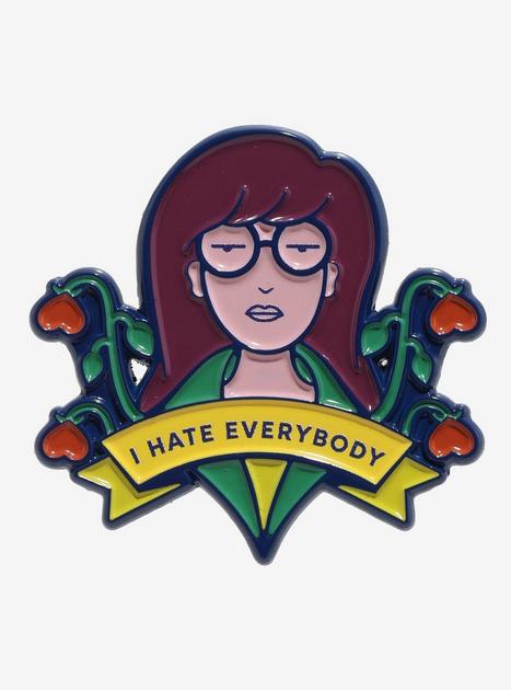Daria I Hate Everybody Enamel Pin | Hot Topic