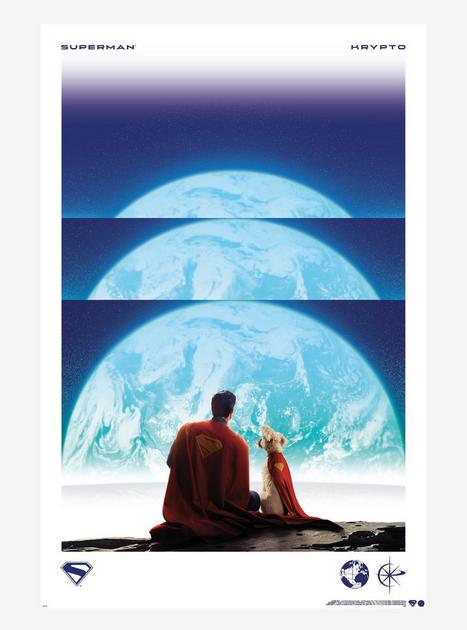 DC Comics Superman Krypto & Earth Poster | Hot Topic