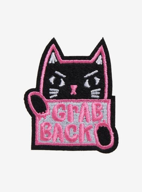Badge Bomb Cat Grab Back Patch | Hot Topic