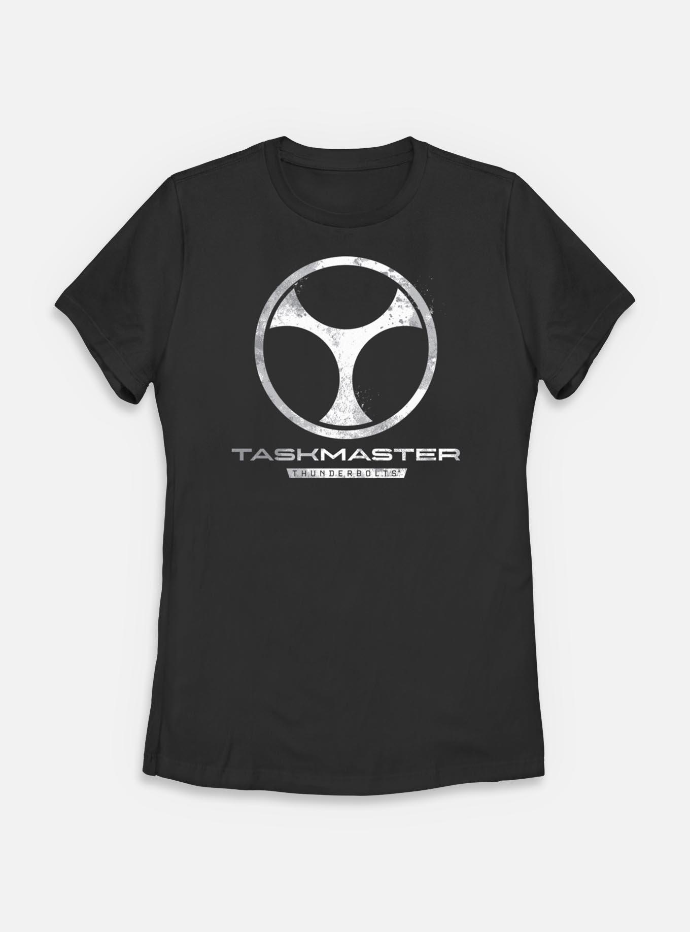 Marvel Thunderbolts* Taskmaster Logo Womens T-Shirt - BLACK | BoxLunch