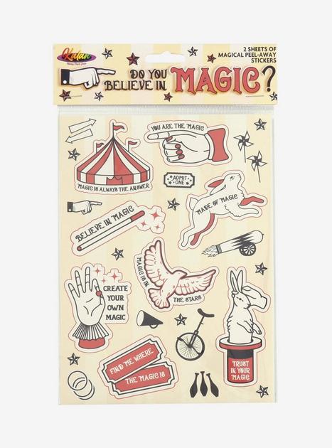 Kalan Do You Believe In Magic Sticker Sheet | Hot Topic
