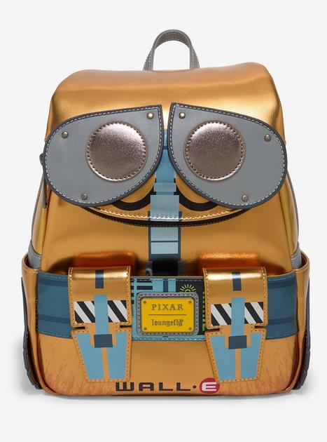 Loungefly Disney Pixar WALL-E Metallic WALL-E Figural Mini Backpack ...