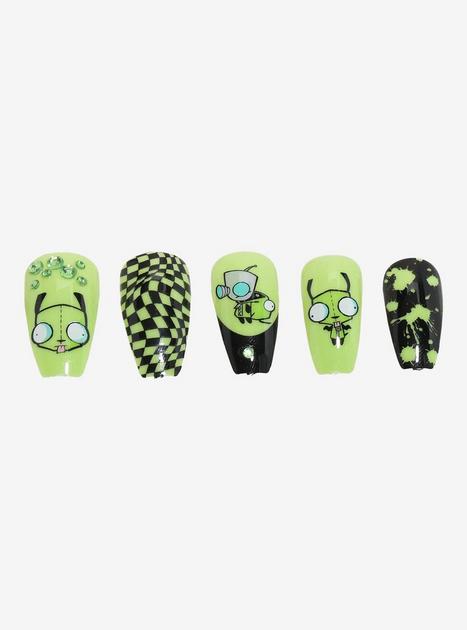 Invader Zim GIR Press-On Nail Set | Hot Topic