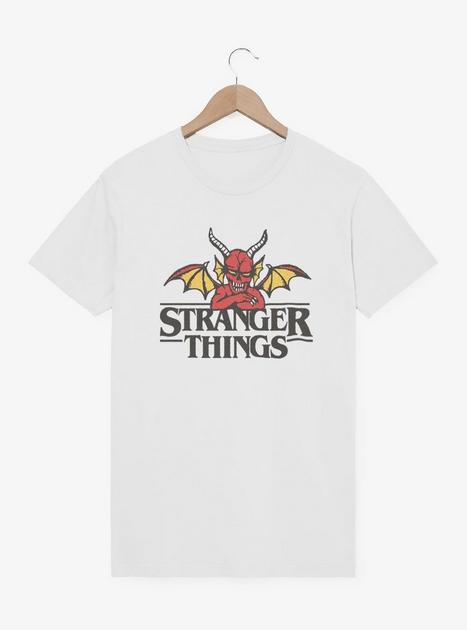 Stranger Things Hellfire Club Devil Logo T-Shirt - WHITE | BoxLunch
