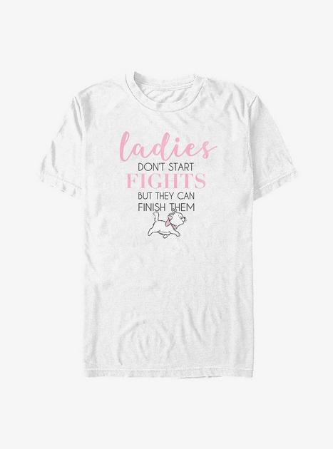 Disney The AristoCats Ladies Don't Fight Big & Tall T-Shirt - WHITE ...