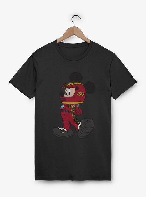 Disney Mickey Mouse Mickey Racecar Driver T-Shirt - BLACK | BoxLunch