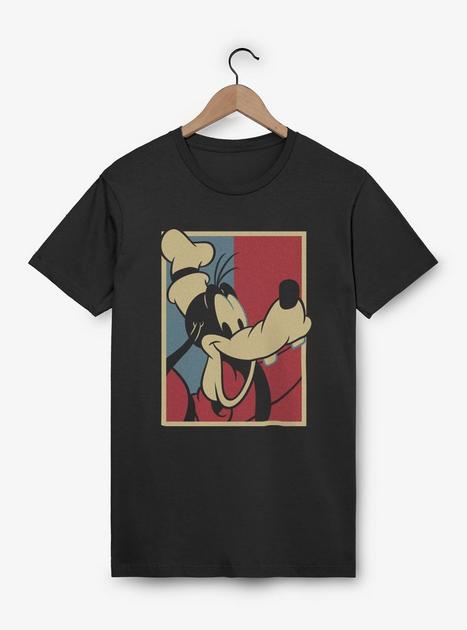 Disney Goofy Red And Blue T-Shirt - BLACK | BoxLunch