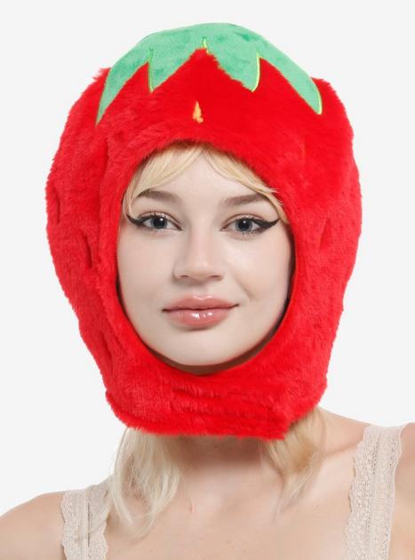 Red Strawberry Hat Hot Topic Exclusive | Hot Topic
