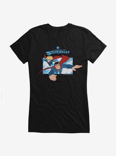 DC My Adventures With Superman & Supergirl Girls T-Shirt | Hot Topic